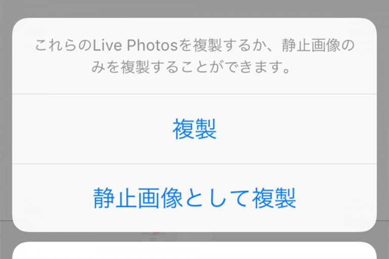 iOS9.3からの新機能、写真やLive Photoを「複製」する方法 – iBitzEdge