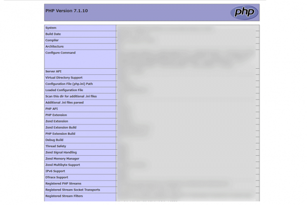 phpinfo関数を使ってサーバーのPHPバージョン・情報などを調べる方法 – iBitzEdge